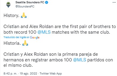 Alex Roldán y su hermano logran un récord histórico en la MLS ...