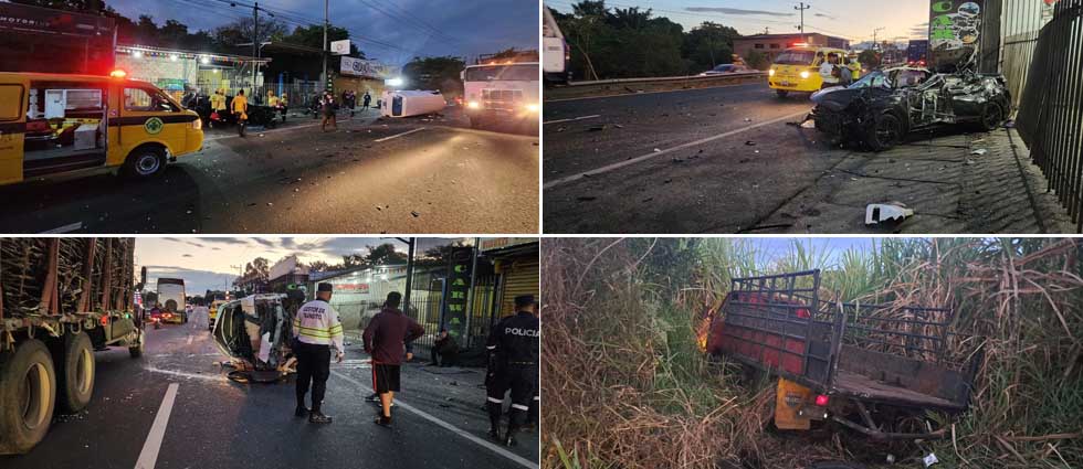 Microbús fúnebre provoca grave siniestro que deja un joven fallecido y ...